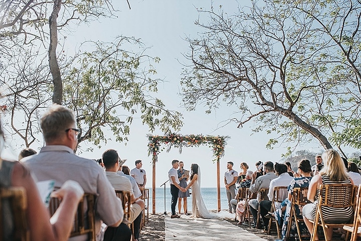 Amanda and Jonathan's 'Tropical Boho Chic' Costa Rica Beach Wedding by ...