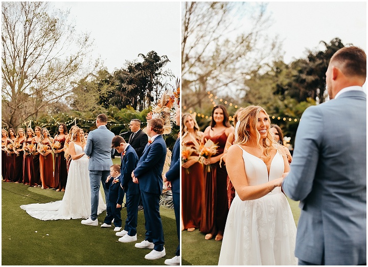 Lauren and Robbie's 'Terracotta Dream' Backyard Boho Wedding in Florida ...