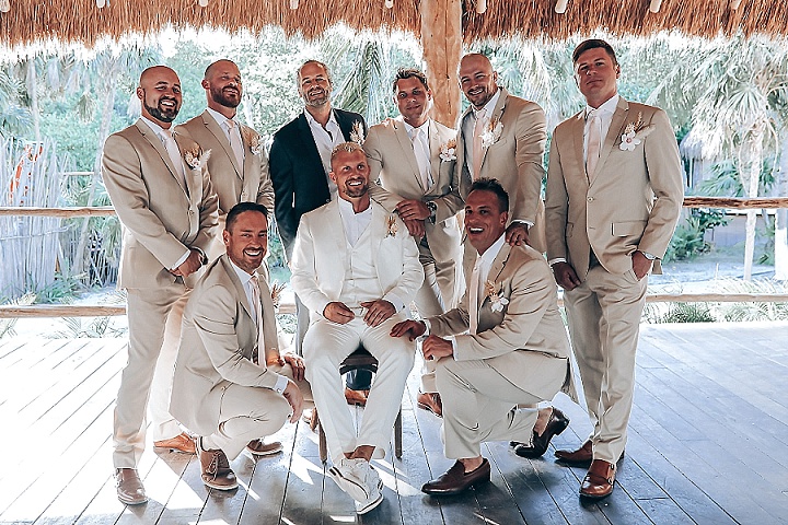 Rhett & Whitney’s 'Disco in the Jungle' Mexico Beach Wedding by FineArt ...